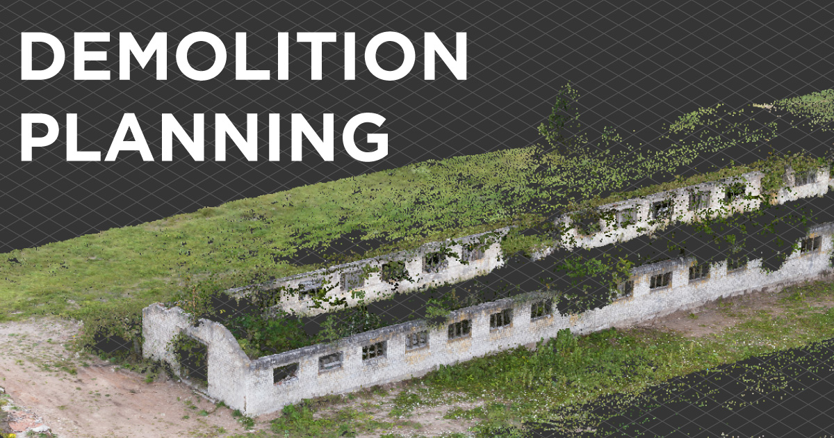 Photogrammetry for Building Demolition - Volume Measurements